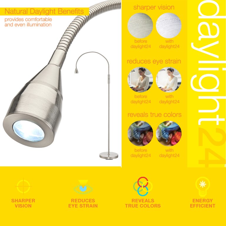 Newly Enhanced Focus Adjustable Daylight Beam Floor Lamp! 402091-15 ...